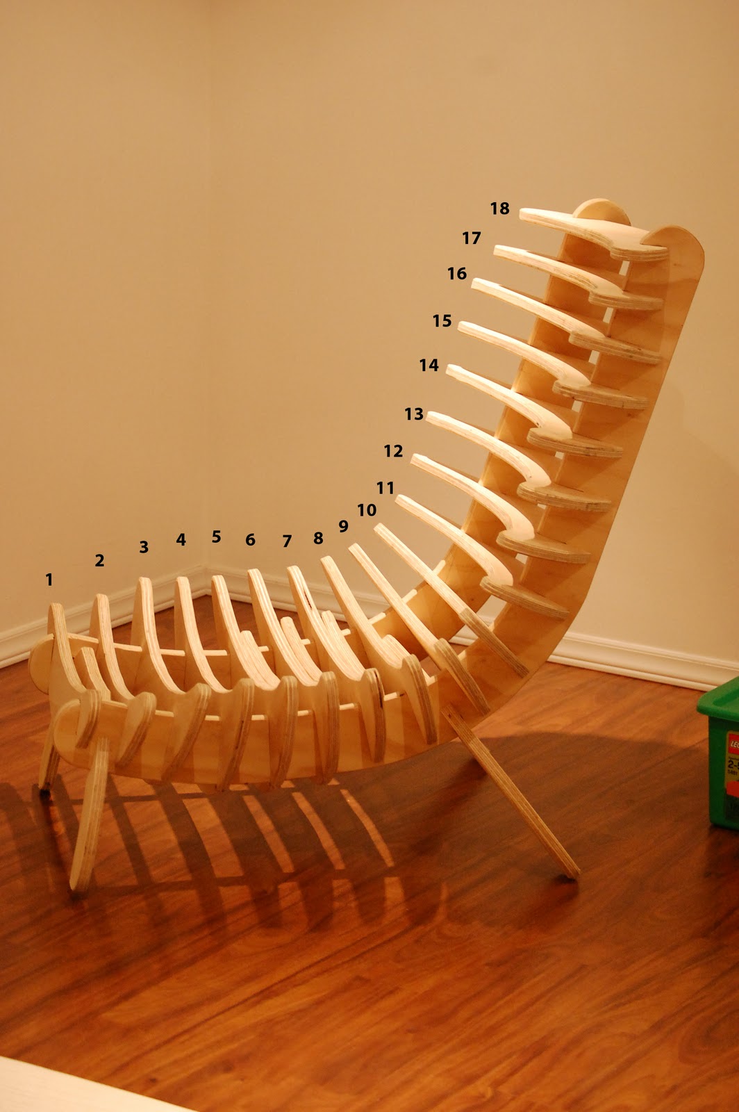 Upcycle Us: The fishbone chair