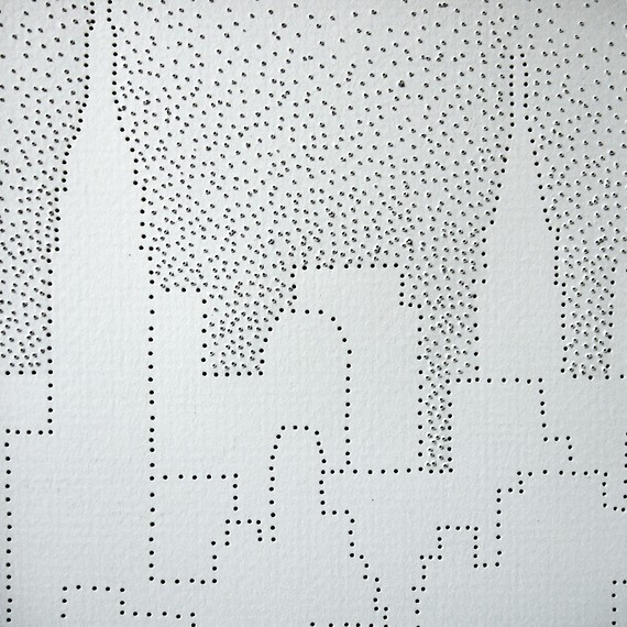 with a chance of: Adventures in Craftiness: Pinprick Cards