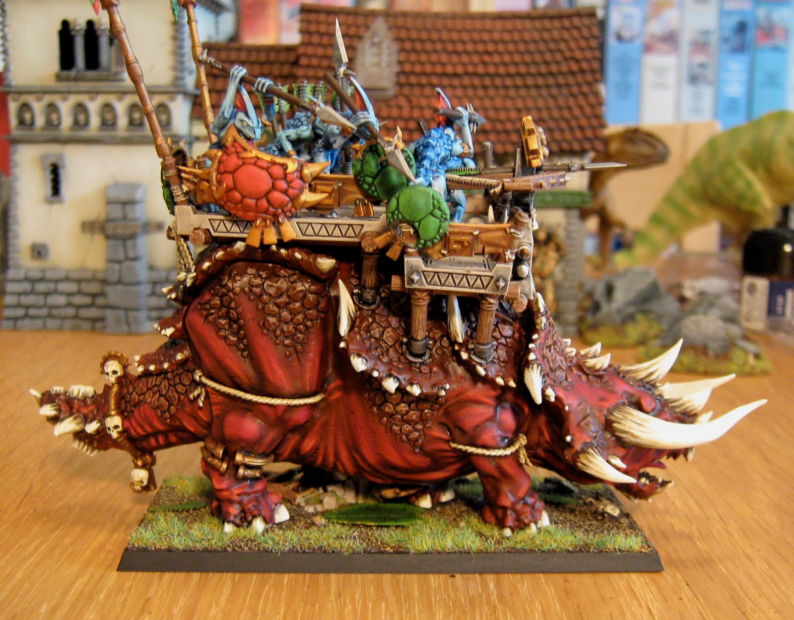 Kevin's Miniatures & Hobby Table: Stegadon Part II