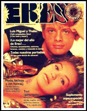 Generación Timbiriche: Portadas de las revistas ERES - Primera Parte