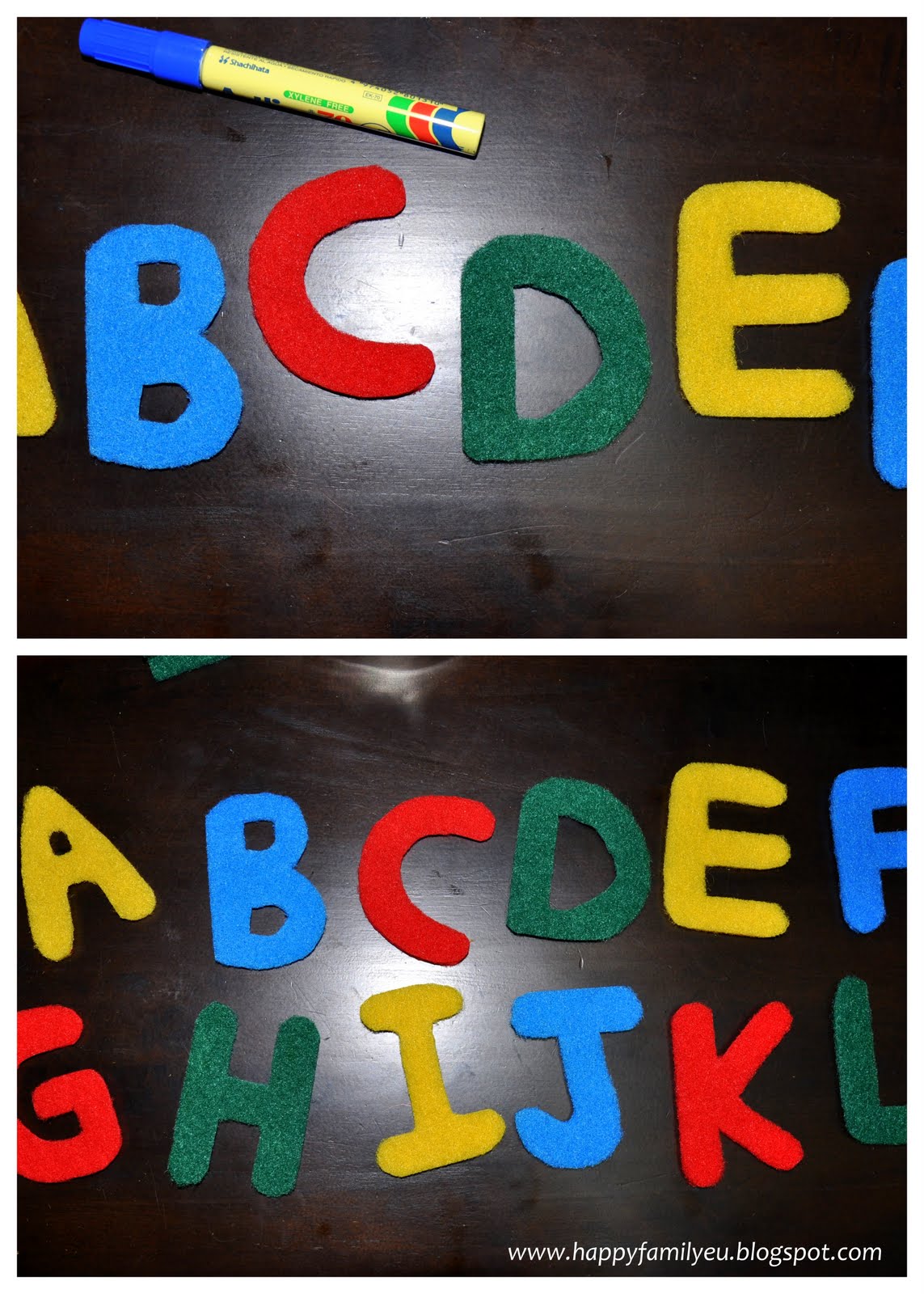 Let's Explore: D.I.Y Scouring Pad Alphabet