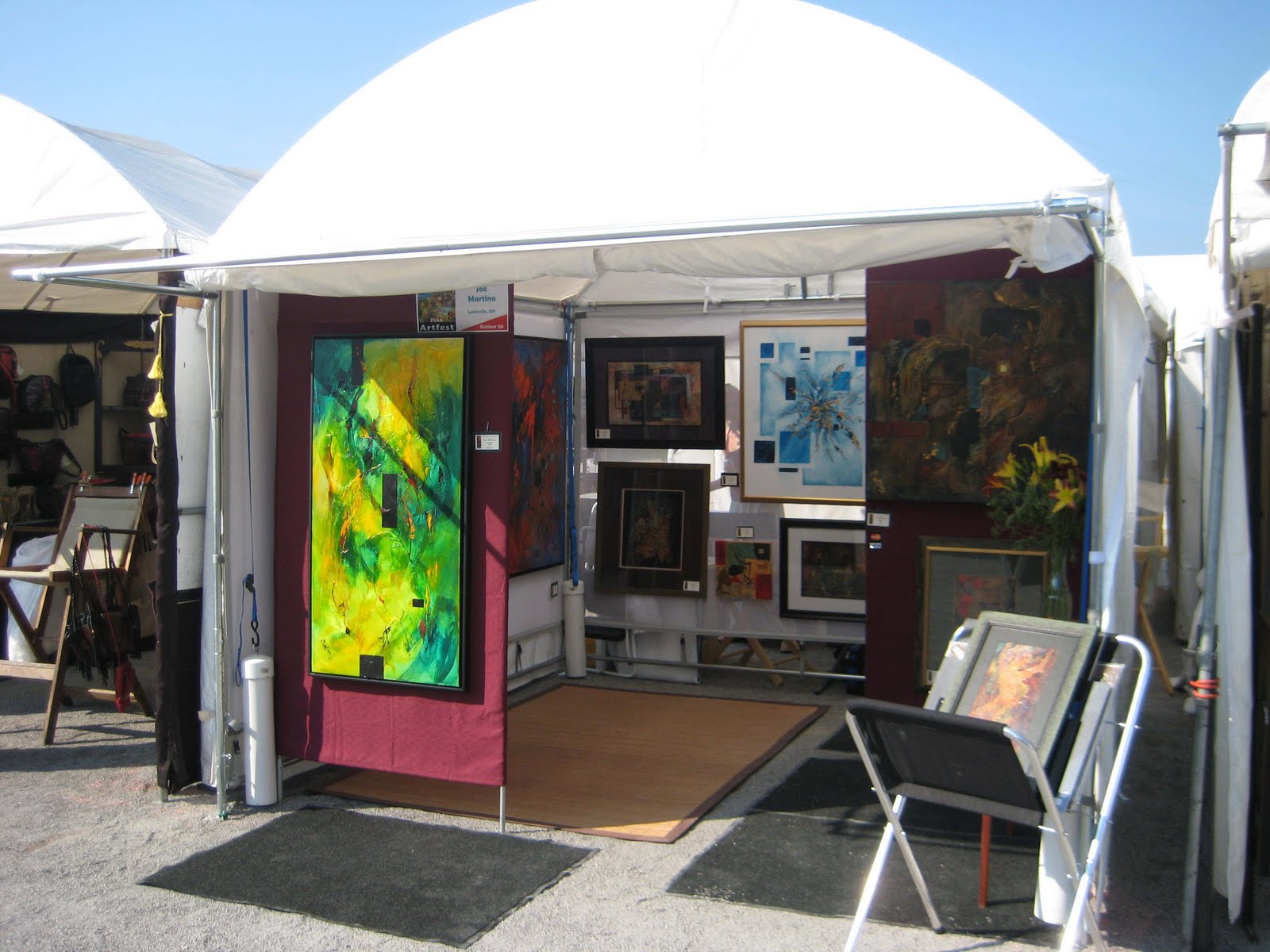 Joe Martino Abstract Art: Boston Mills Artfest 2010