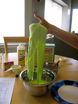 Motherworldly: How to make Troll Bogeys aka green slime!