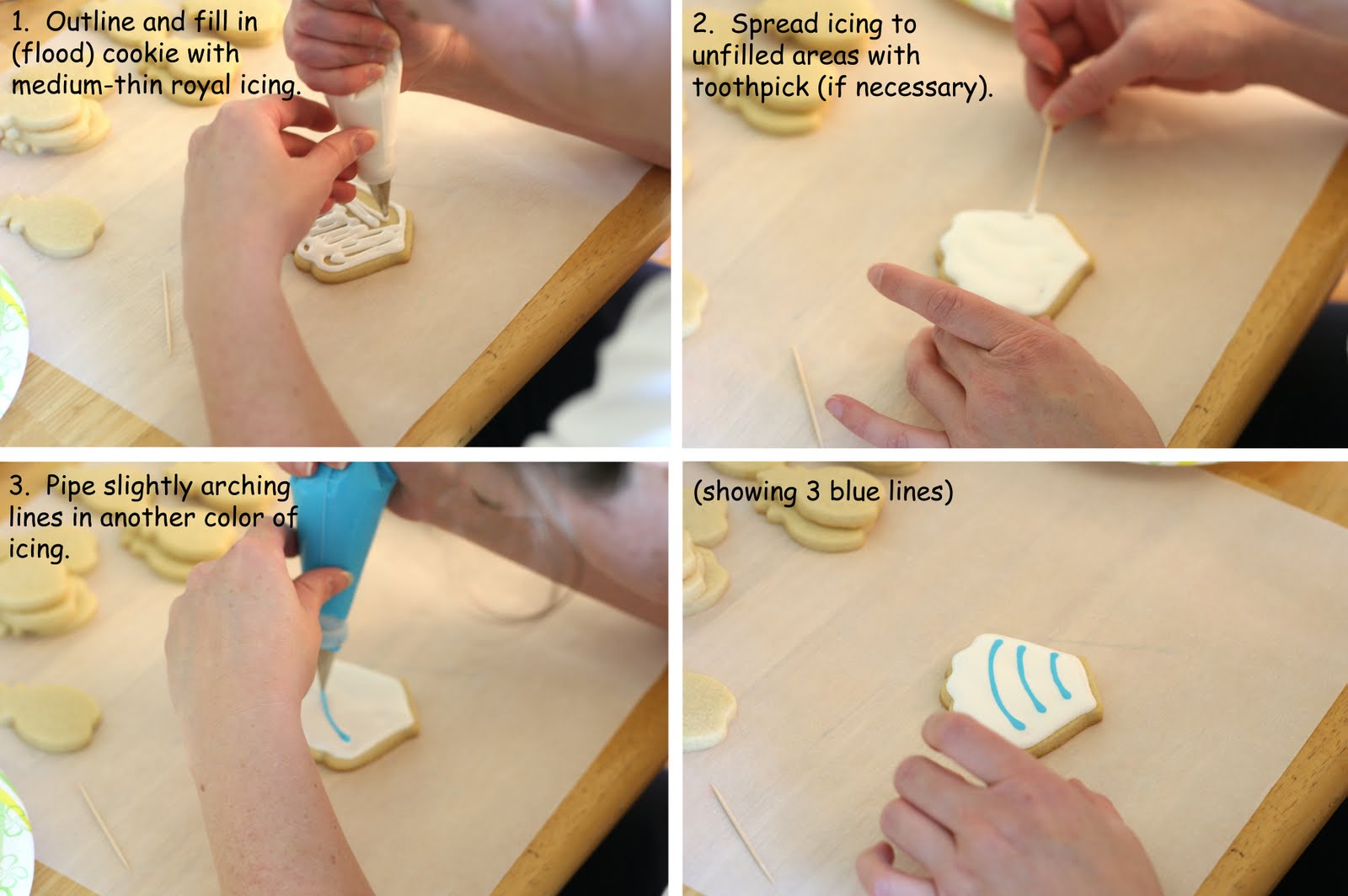 {Cookie Decorating} How To Make Pretty Luau Cookies - Glorious Treats