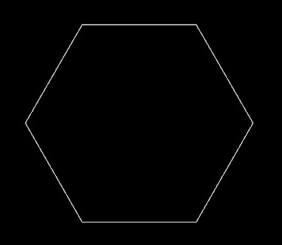 jadCAD Drawing Perspective: Hexagon