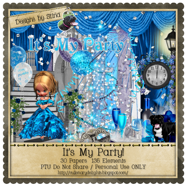 Staffy Scraps: Designs by Stina: A New Kit to Celebrate my Birthday ...