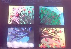 Miss Rathbun's Art Gallery: Four Seasons Window