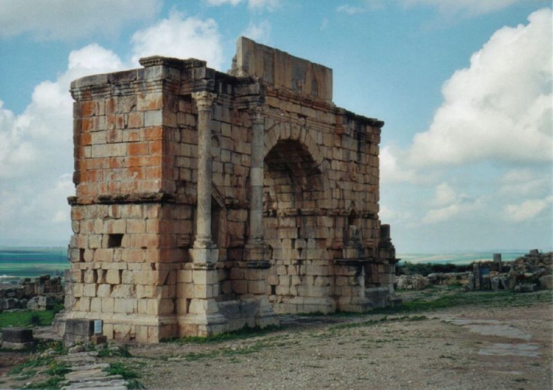 المواقع الاثرية بالعالم: Volubilis Morocco ( walili)