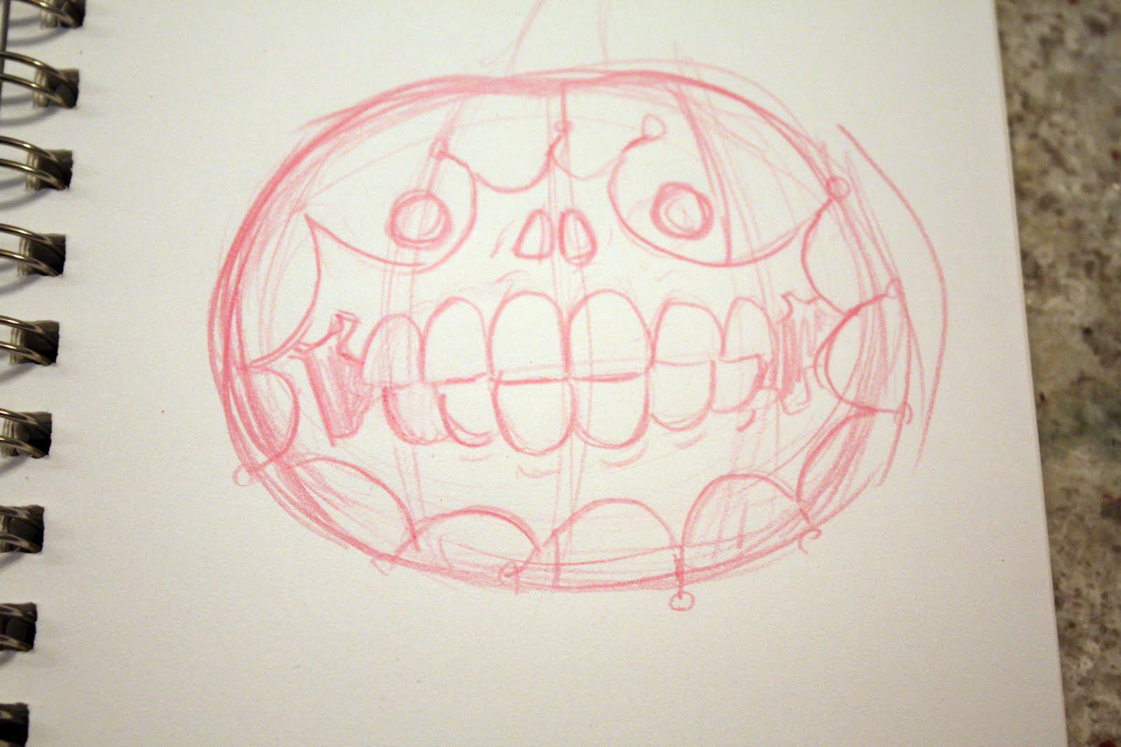 A Million Bad Drawings: PUMPKIN THAT WASN'T! - Bad Drawing #34