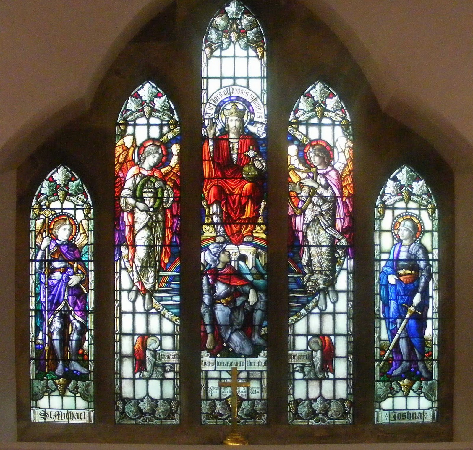 AFTER THE CONFLICT - Cumbrian War Memorials: Peace Window at Arnside