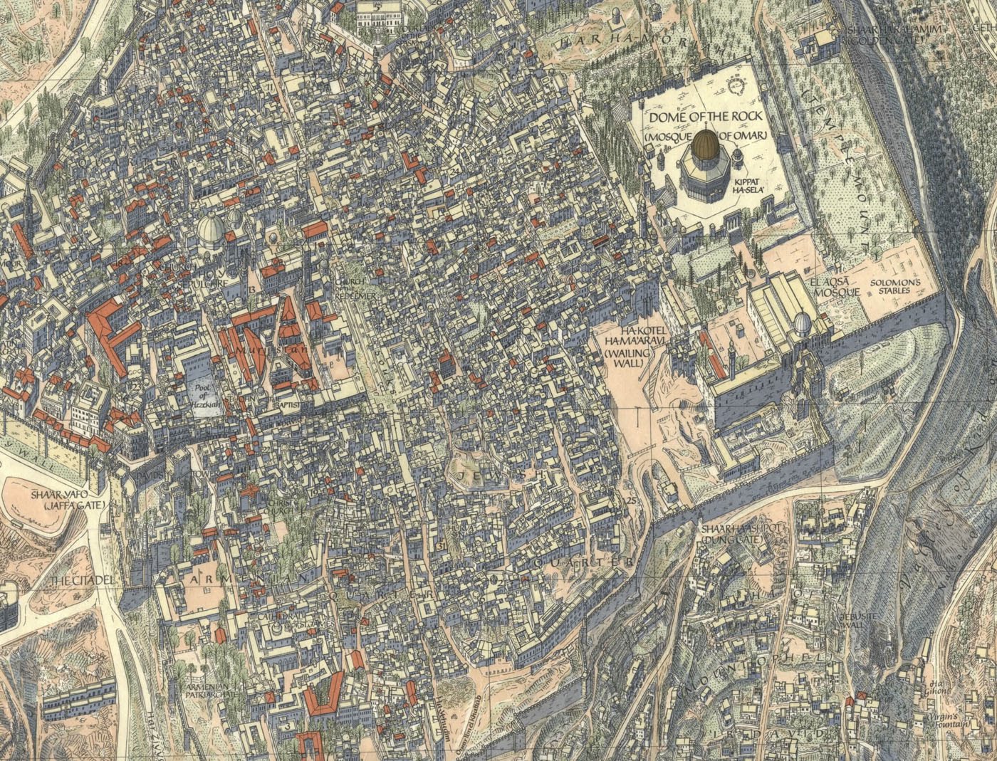 3d Map Jerusalem