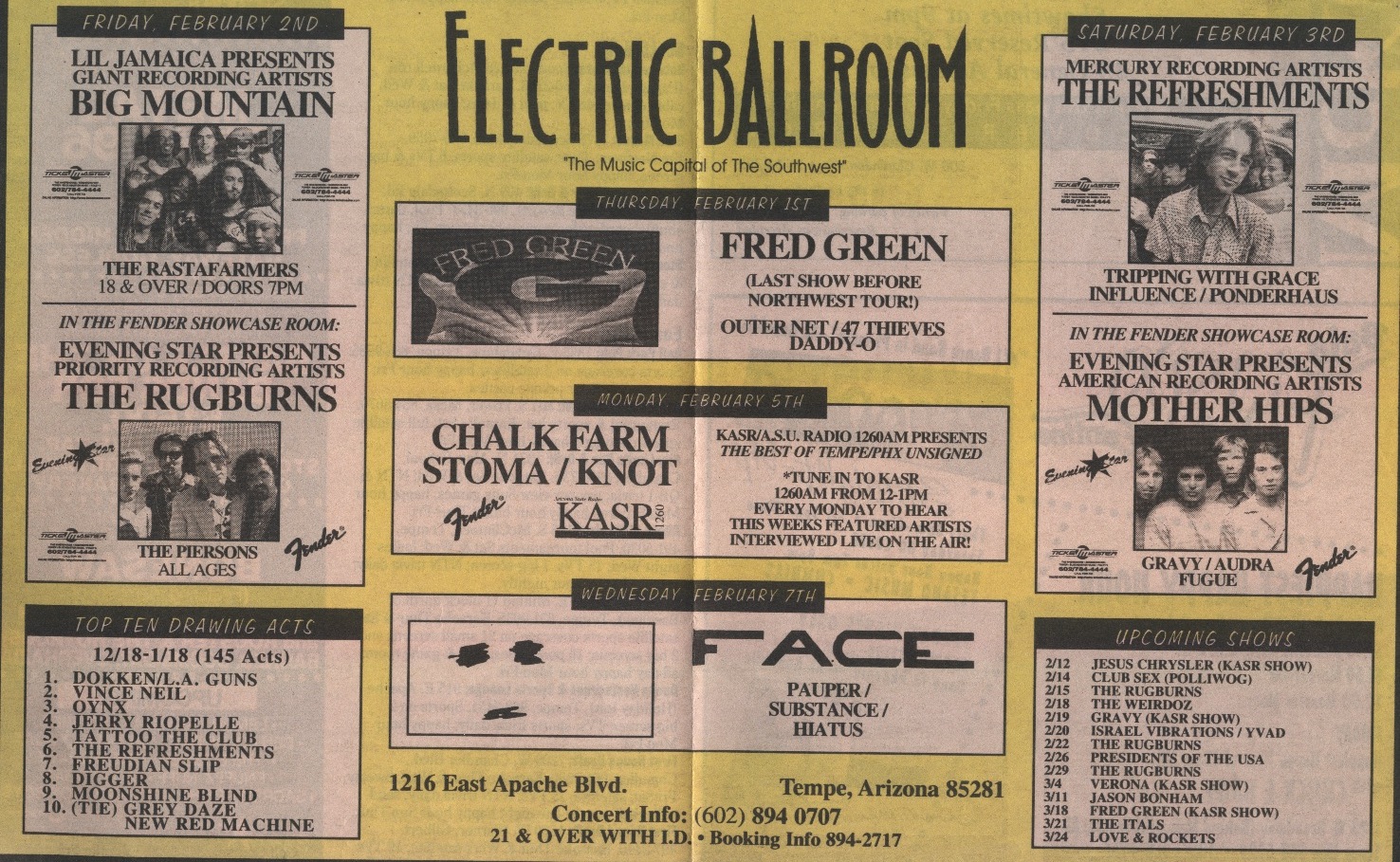 Life on this Planet: Phoenix Clubs of the 90s - Electric Ballroom ...