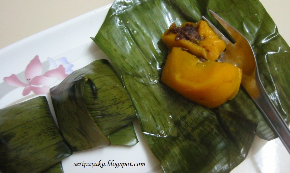 My Kuali: Kuih koci labu inti kacang merah