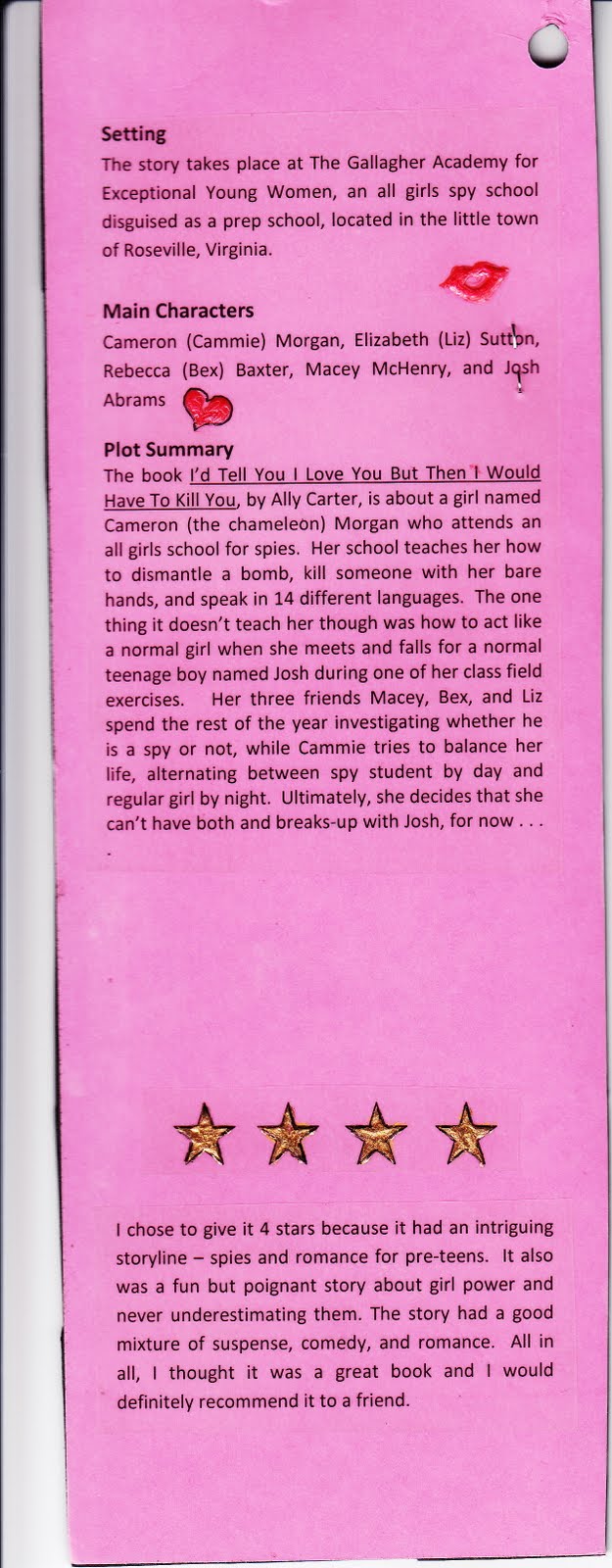 CMS Mysteries: I'd Tell You I Love You but Then I'd Have to Kill You