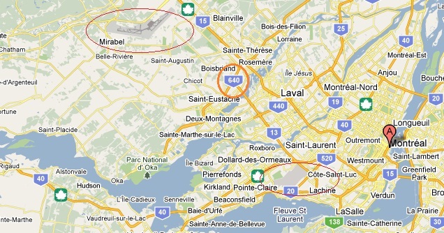 Province canadienne: Aéroport International de Mirabel, un aéroport ...