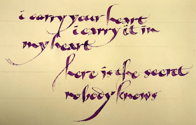 Roann Mathias Calligraphy: Workshop with Charles Pearce