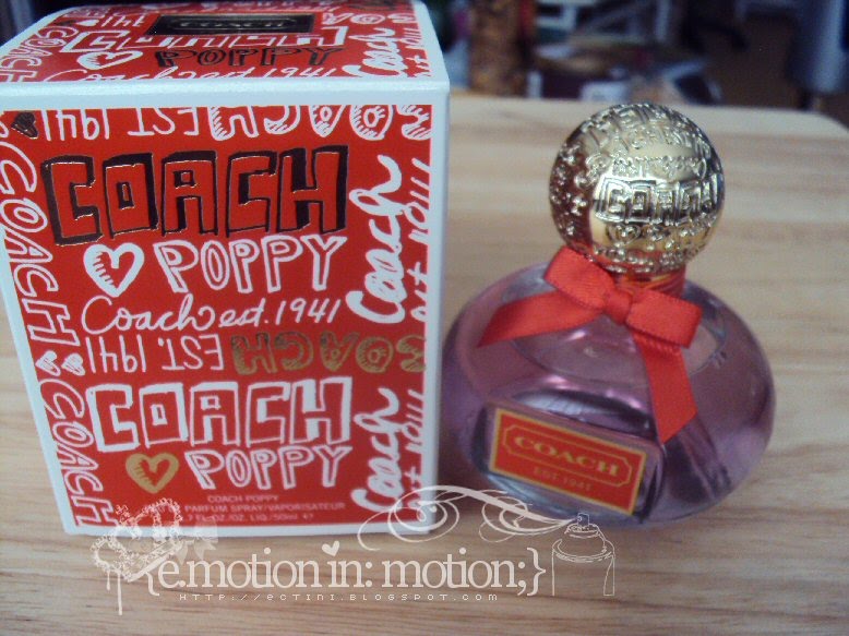 It's spelled with a "Y": Review: Coach Poppy Perfume