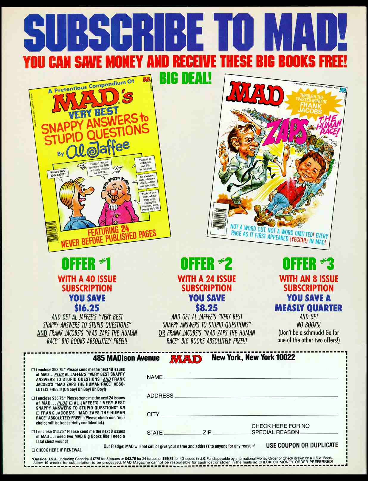 Read online MAD comic - Issue #294