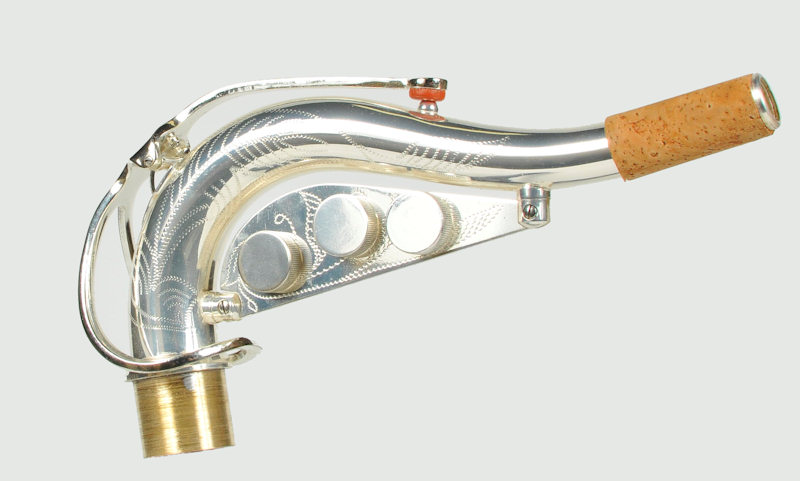 Tenor Saxophone Neck with the 2-Point Soldered Heavy Freedom/Power Neck ...