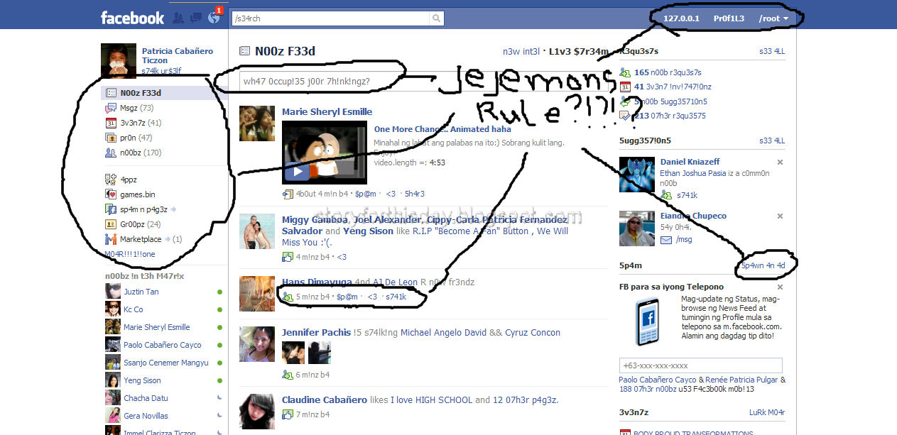 Filipino Gangster Jejemon