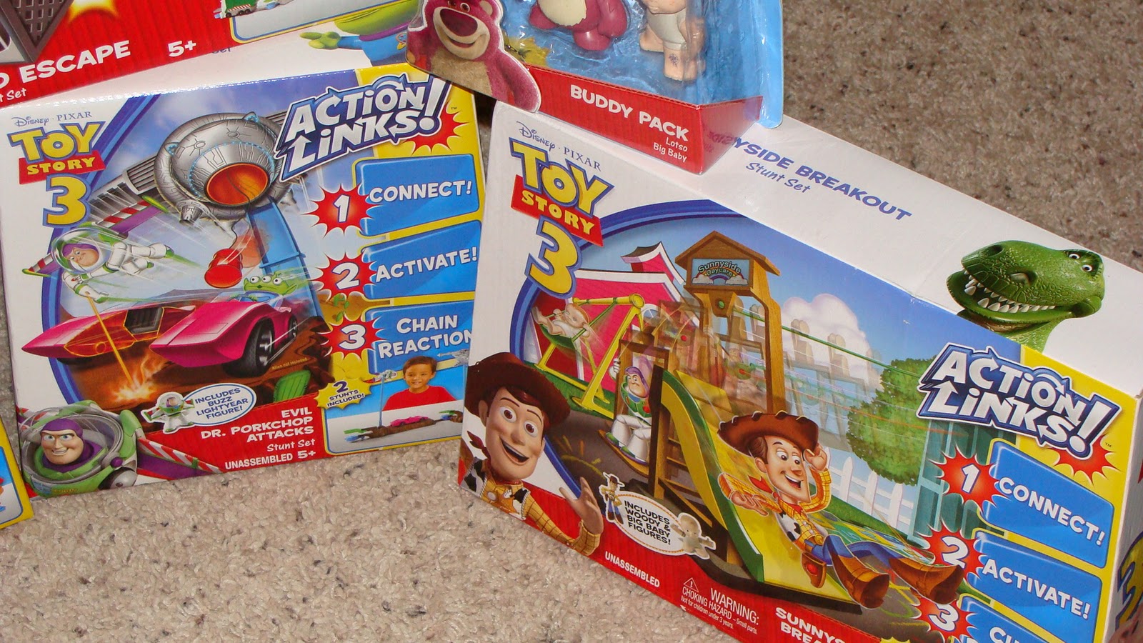 Adorable Expressions: ToyStory3 Action Links Stunt Sets Review!