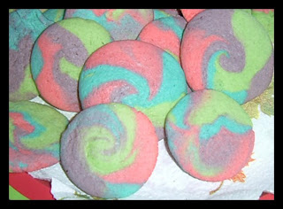 Our Family Recipes: Tie Dye Cookies