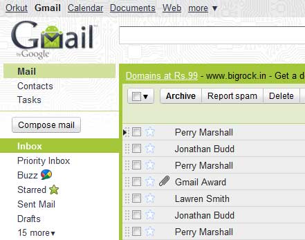 Gmail Introduces 5 New Themes | Geeky Stuffs