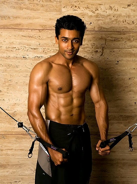 Tamil Maacho Hero Surya 8 pack body stills