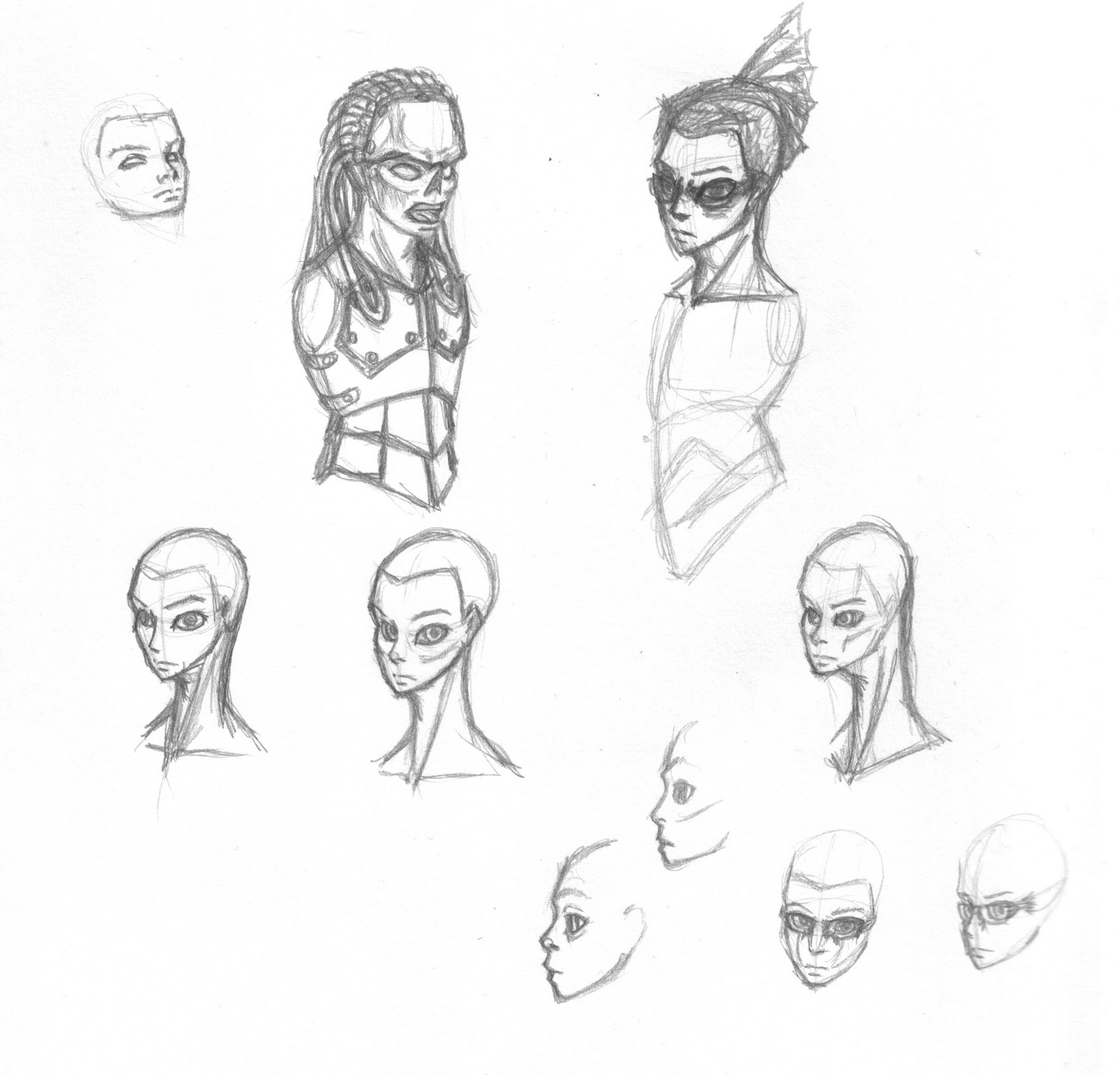 D R Designs: Head Doodles