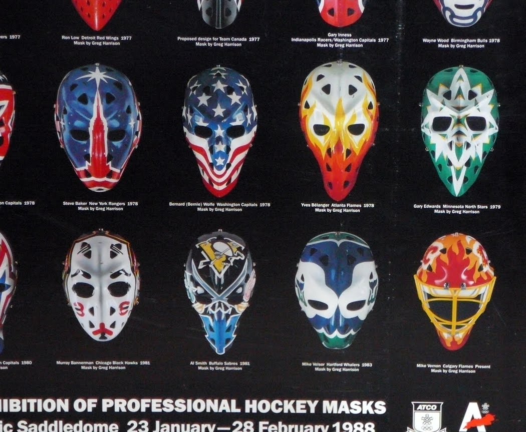 Nhl Goalie Masks Poster