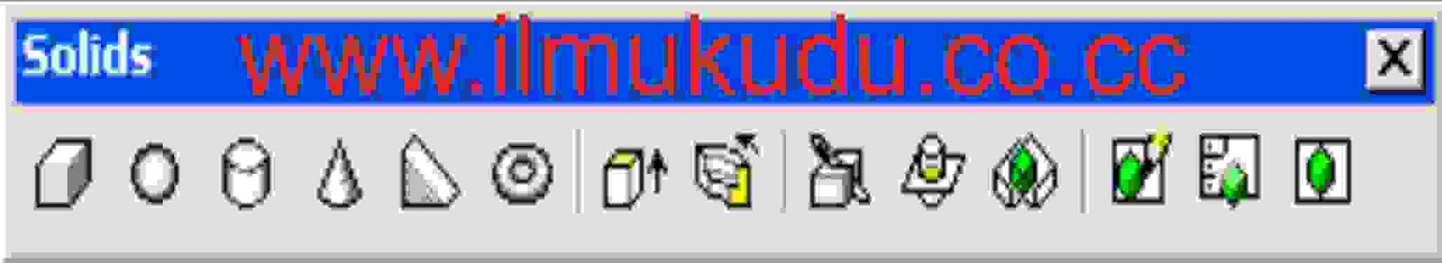 toolbar solid pada autocad ~ disain gambar 3d