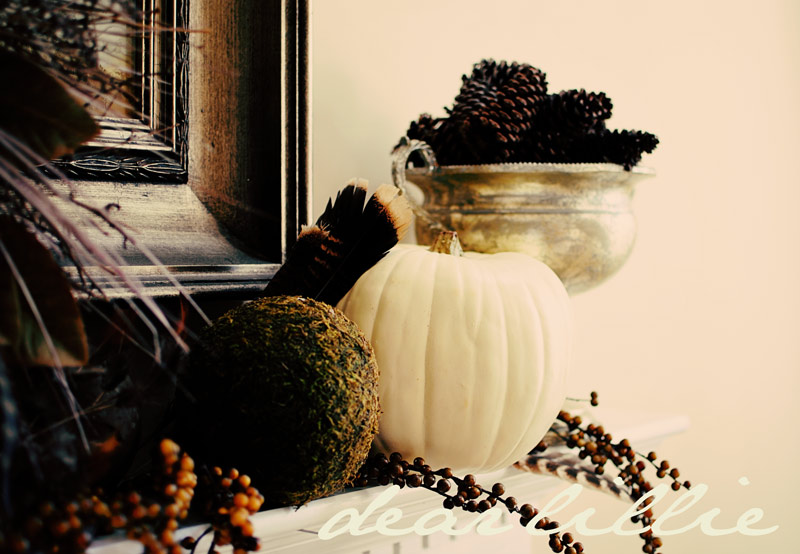 Dear Lillie: Some Fall Decorating...