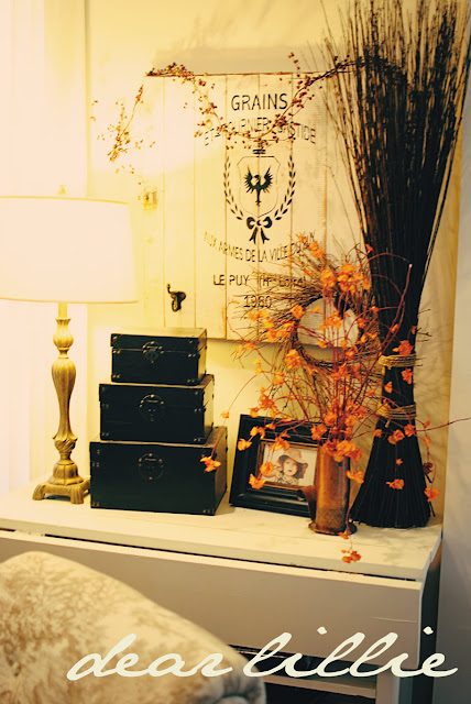 Dear Lillie: Some Fall Decorating...