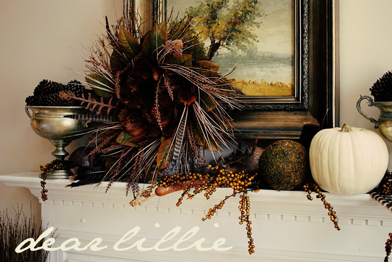 Dear Lillie: Some Fall Decorating...