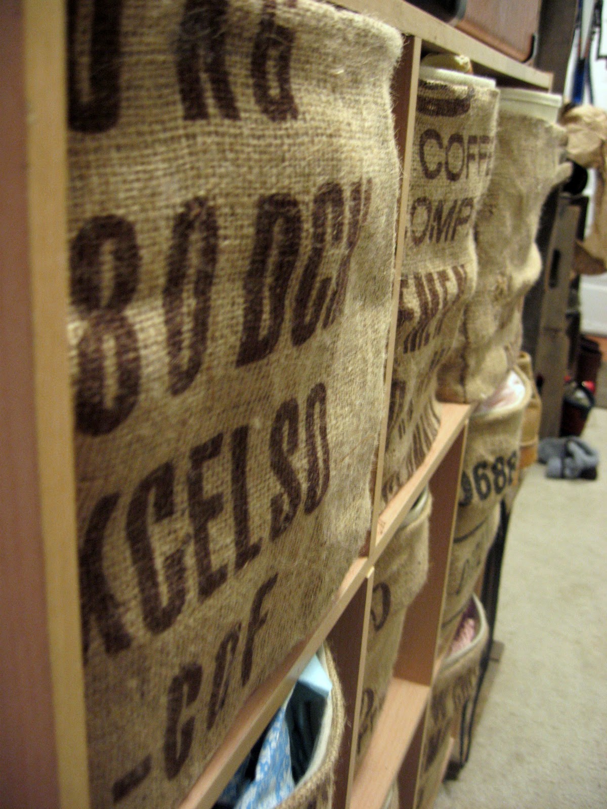 Mari Makes: Project -Coffee Sack Facelift