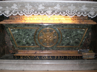 ORBIS CATHOLICVS: Rome: tomb of St. Monica...