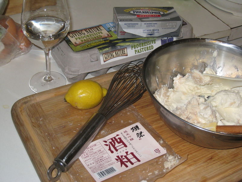 Itadakimasu: Sake Kasu Cheesecake