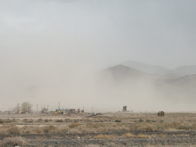Eastern Sierra Nevada and The Great Basin: Duststorm: Luning, Nevada