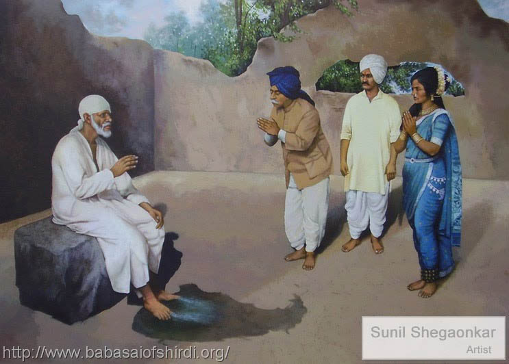 Sai Wallpaper: Pictorial Representation of Life of Sai Baba # 4