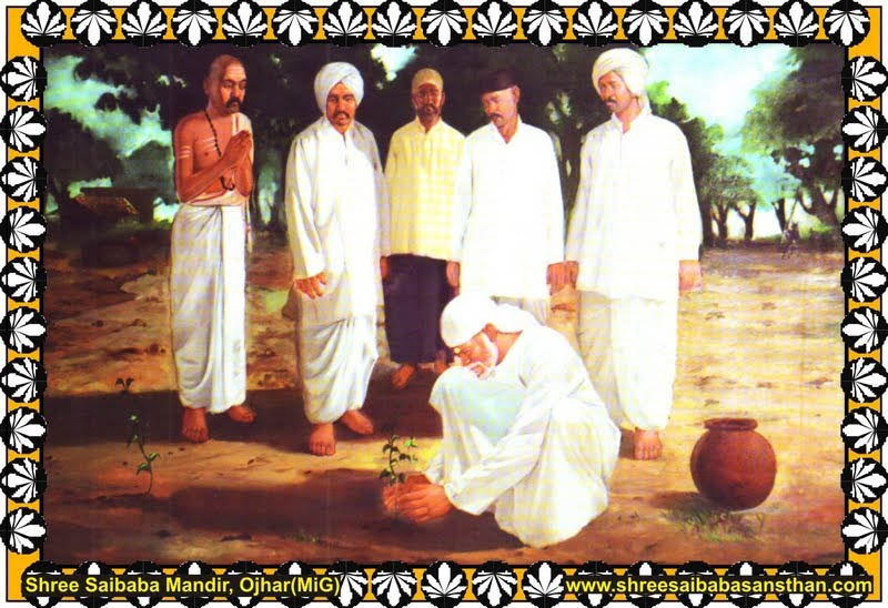 Sai Wallpaper: Pictorial Representation of Life Of Baba # 1