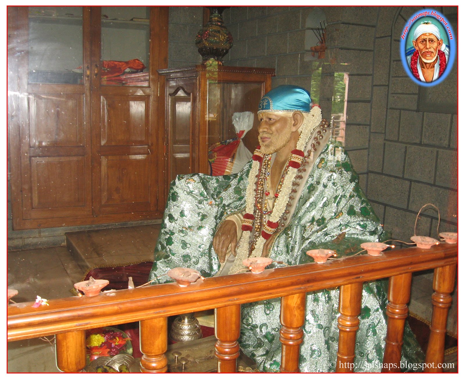 Sai Wallpaper: Sri Shirdi Sai Baba Sansthan, Bagh Amberpet, Hyderabad.