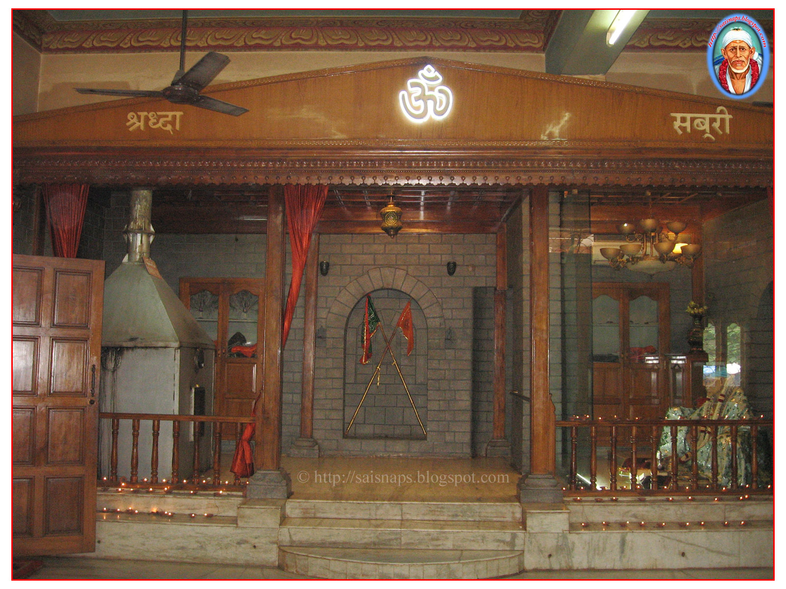 Sai Wallpaper: Sri Shirdi Sai Baba Sansthan, Bagh Amberpet, Hyderabad.