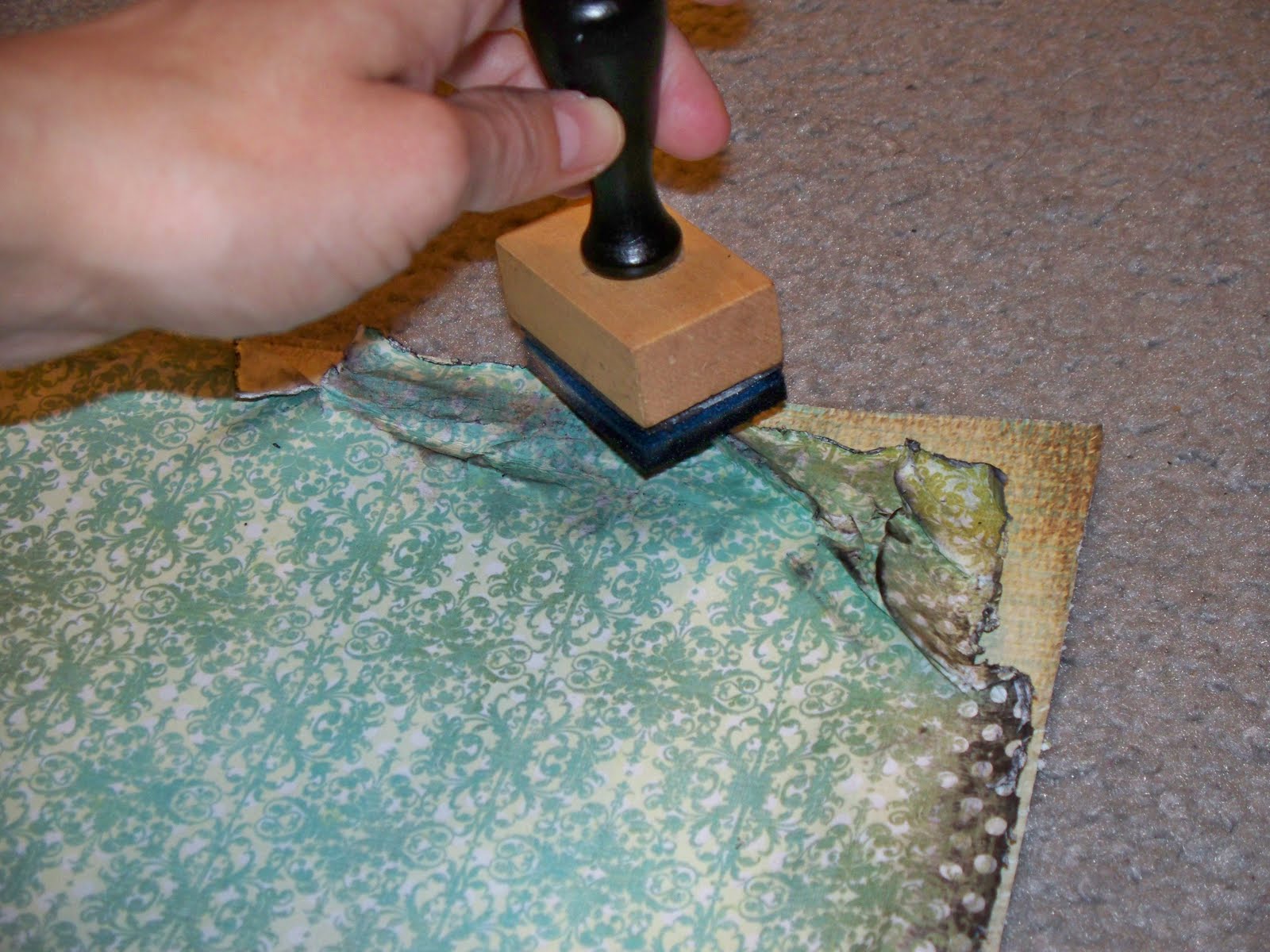 Cheryl's Passion : Tutorial - Scrunching Paper