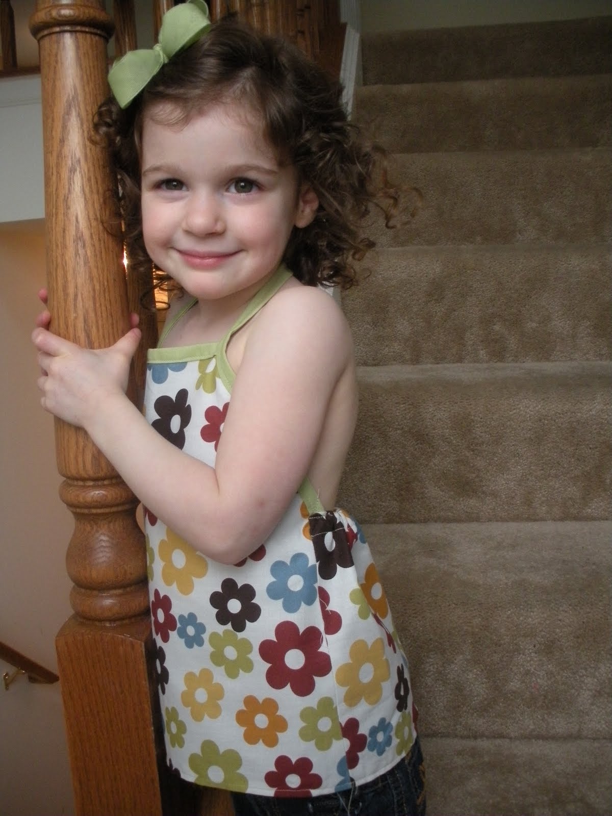Sew Totally Smitten: Ruffled Toddler Halter Top