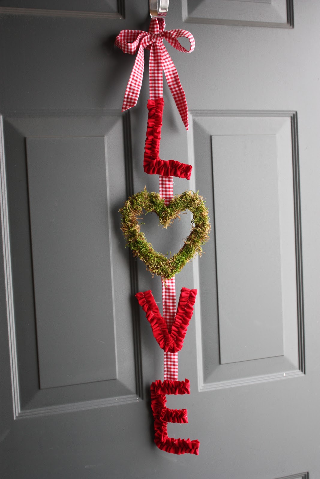 Sew Totally Smitten: "LOVE" Door Hanger