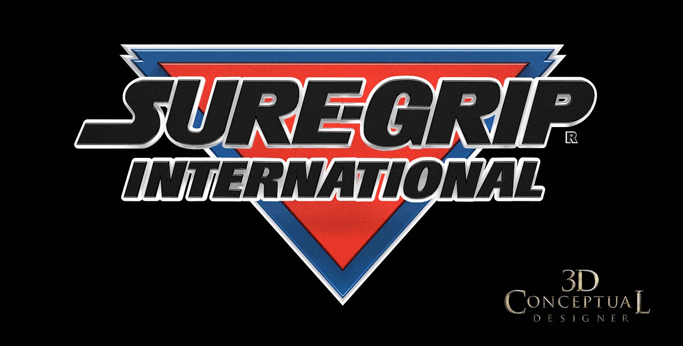 3DconceptualdesignerBlog: Project Review:Sure Grip International 3D Logo