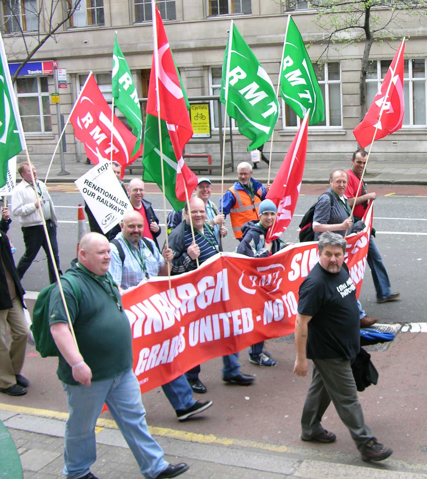 RMT EDINBURGH BRANCH: IMAGES