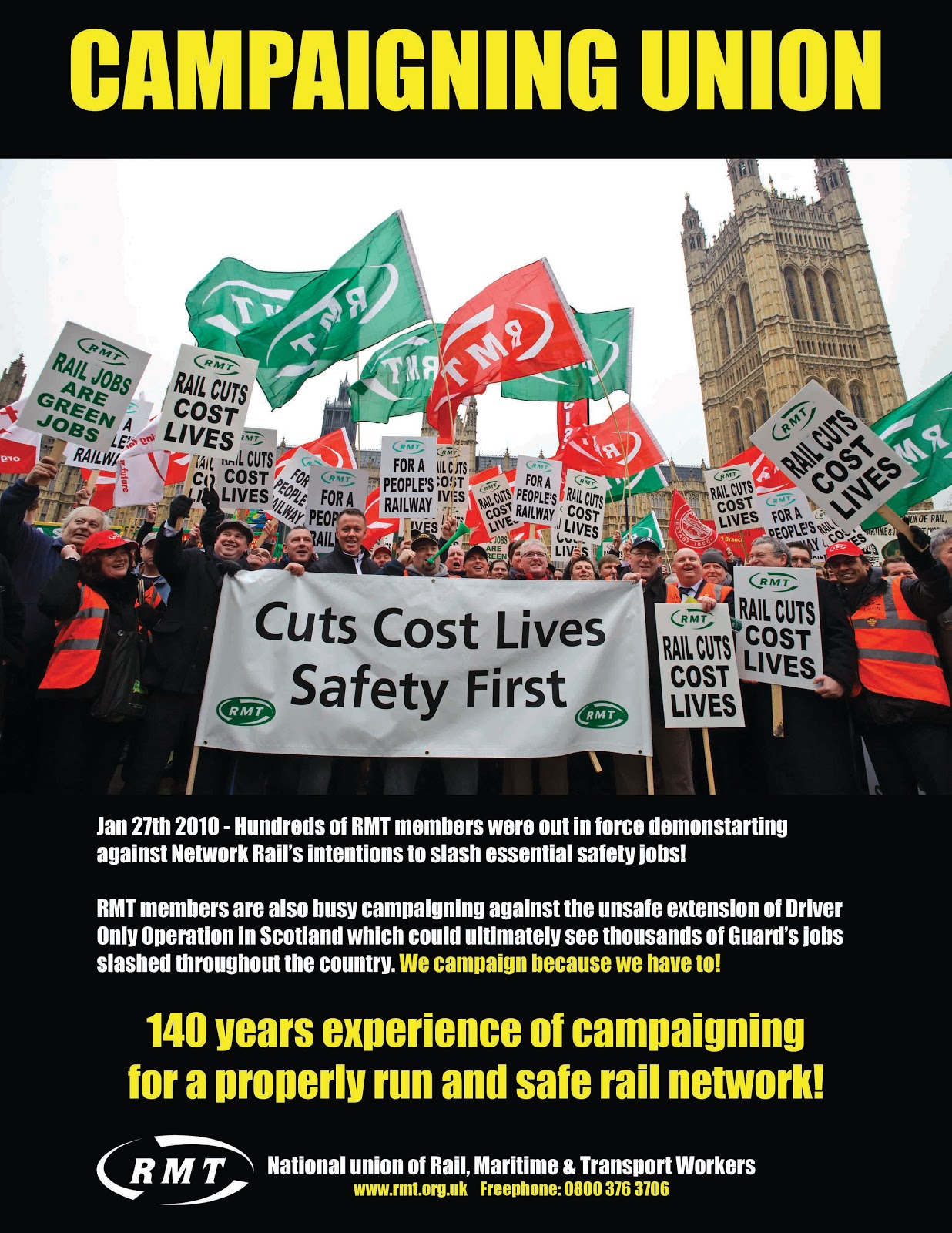 RMT EDINBURGH BRANCH: POSTERS