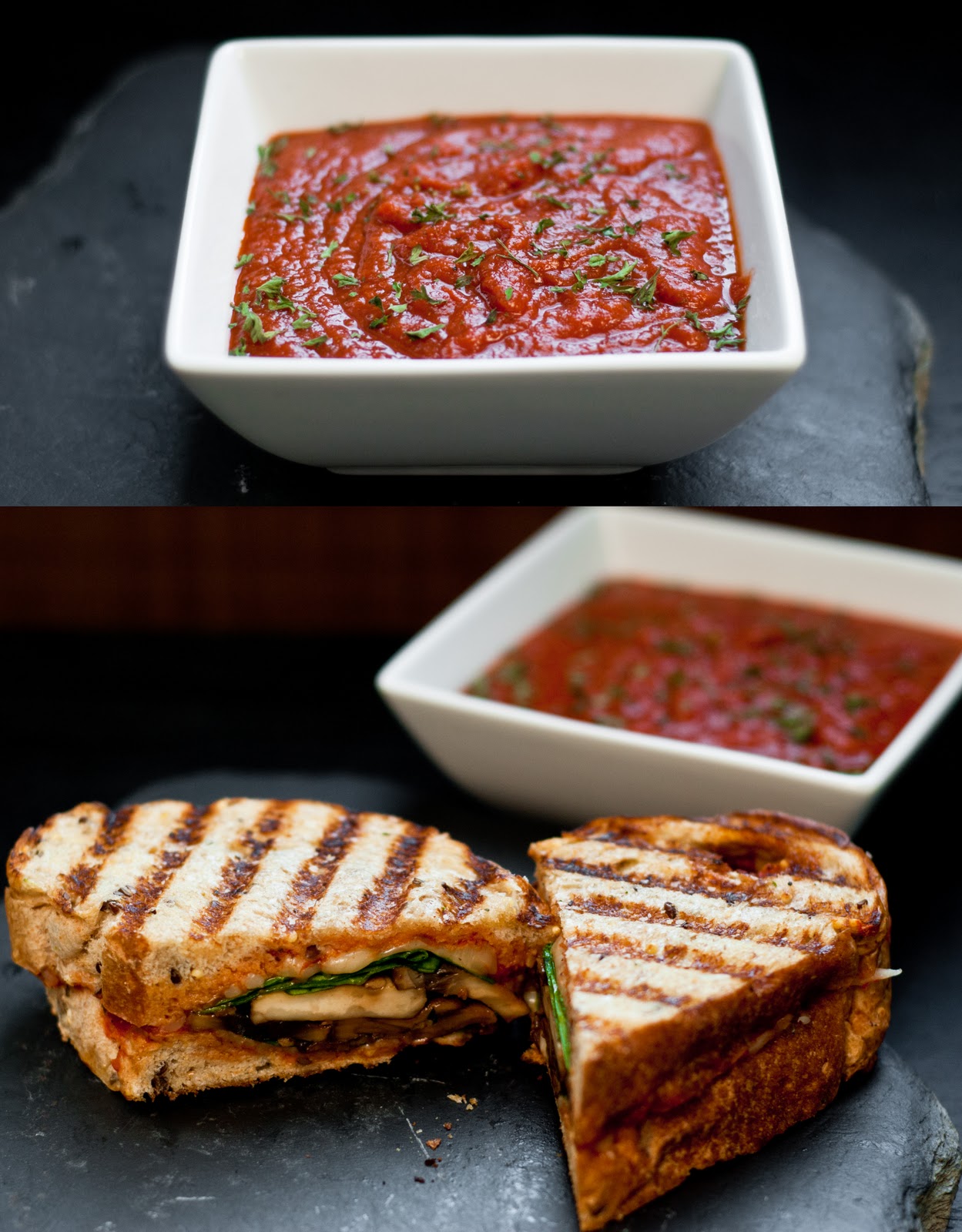 Panini with Marinara Sauce | Cooking.In.College