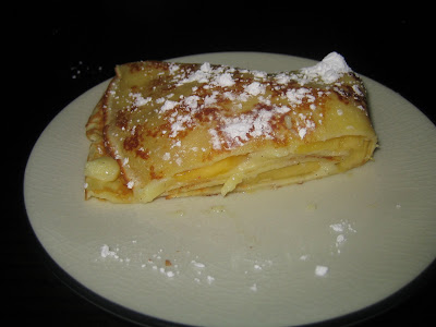 Cooking Bouchon: Sweet Crepes with Peaches and Pastry Cream